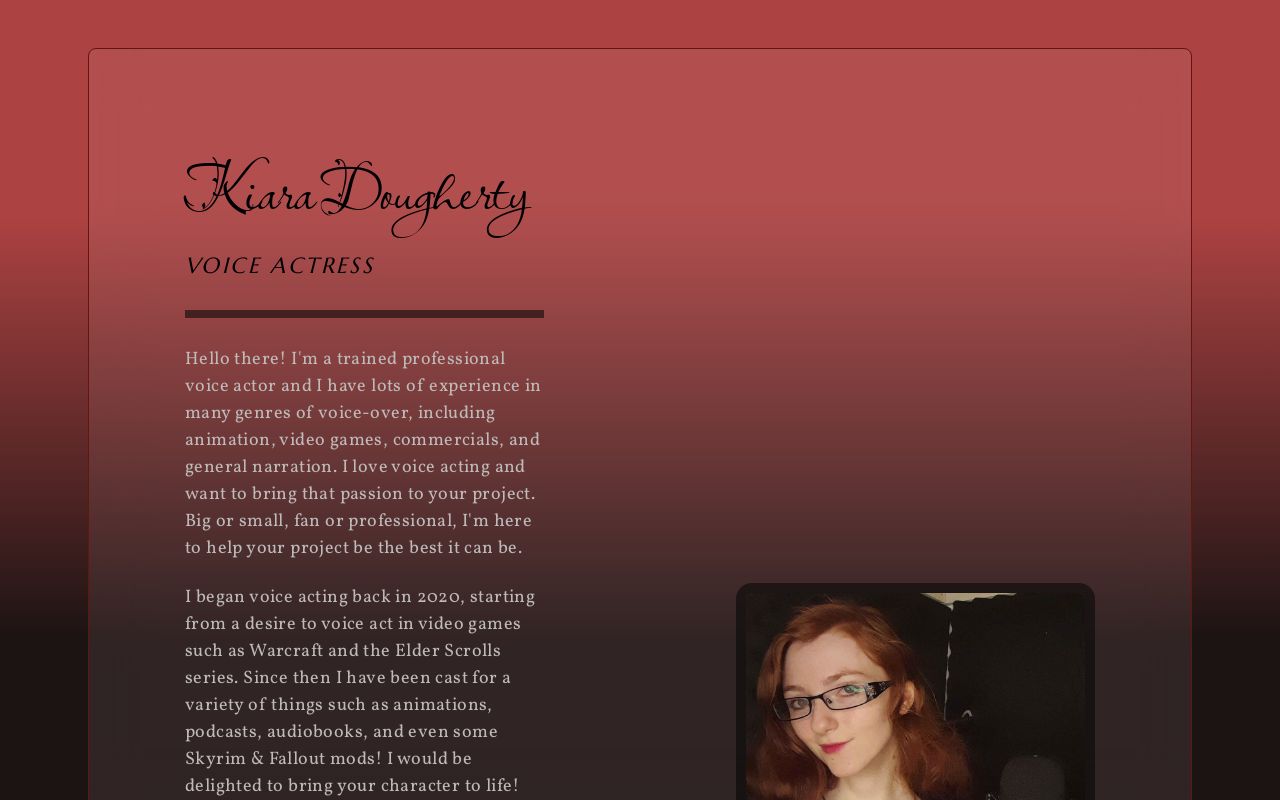 Kiara Dougherty Voice Actress